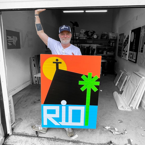 RIO DE JANEIRO / ORIGINAL / 30X40 - TIM-SCAPES