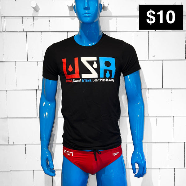 USA / TEE / BLACK - TIM-SCAPES